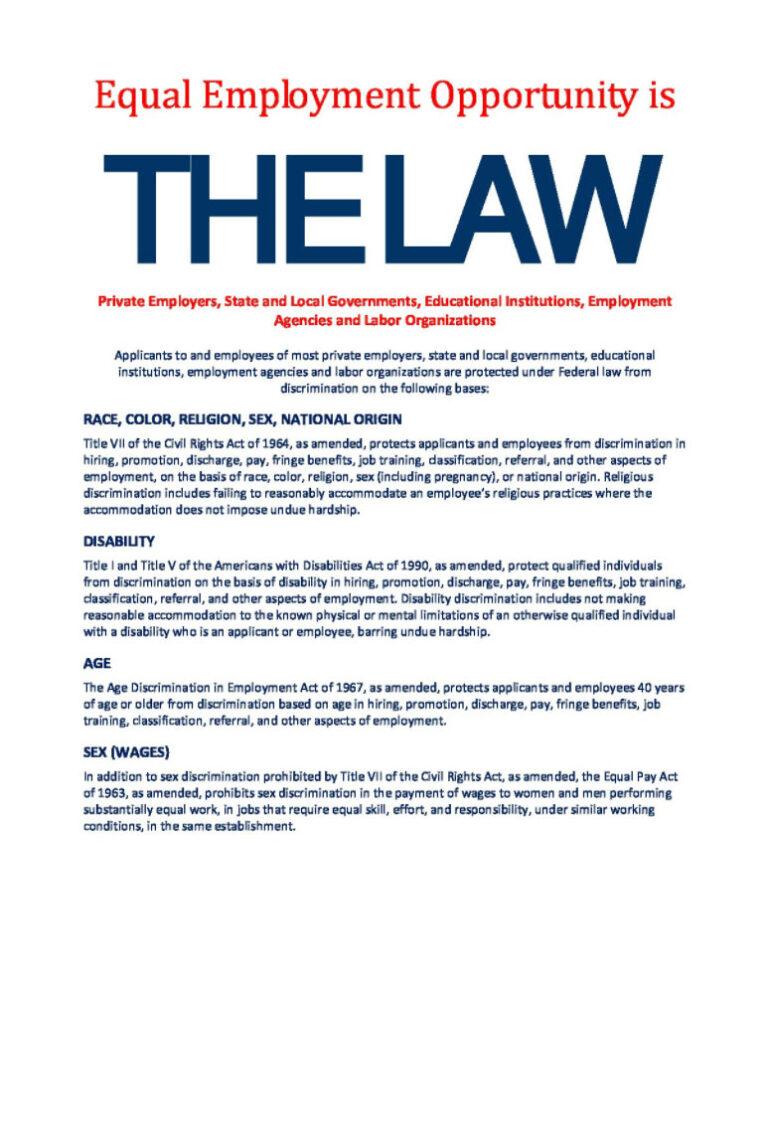 Employees Rights Posters - North American Risk Services